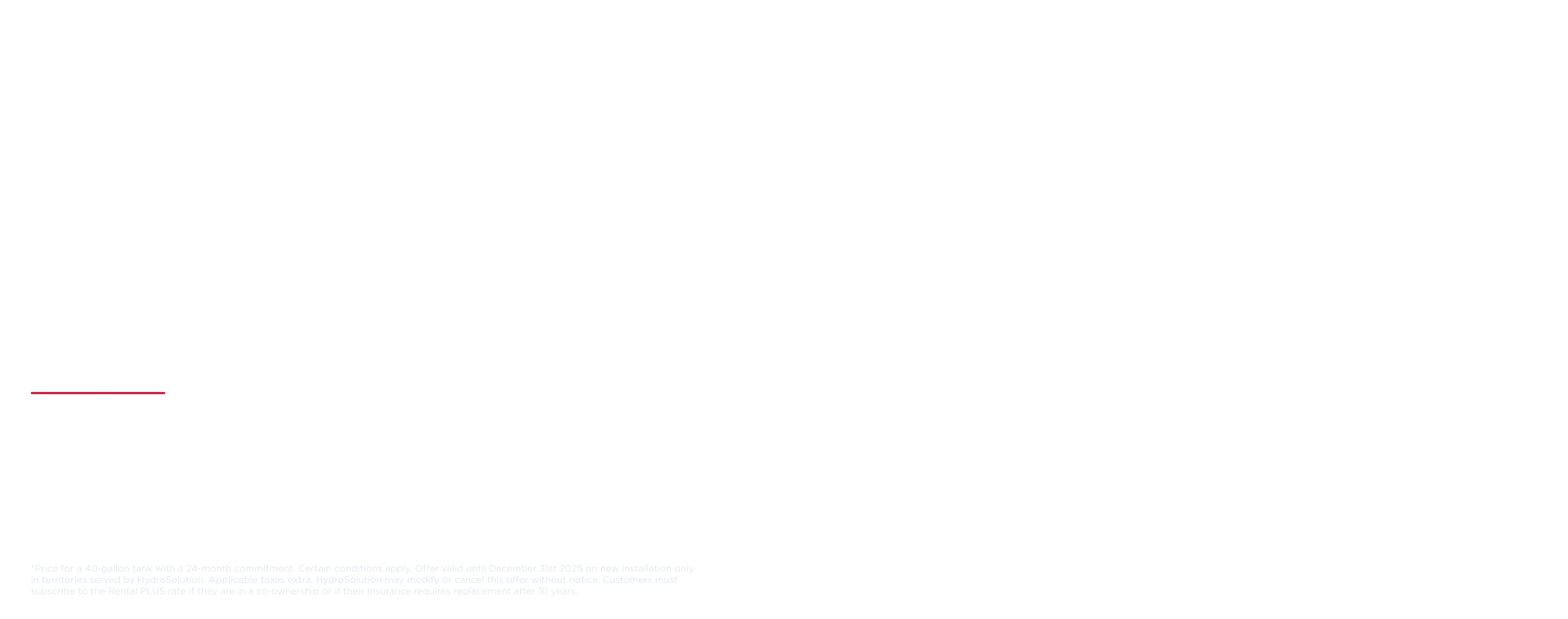 HydroSolution: Water Heater rental and installation